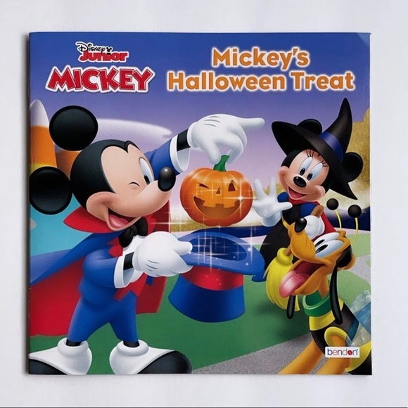 Disney | Accessories | Disney Mickeys Halloween Treat Reading Book ...